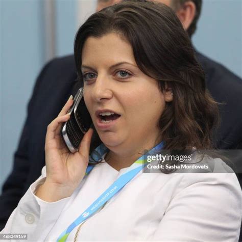 Margarita Simonyan Photos And Premium High Res Pictures Getty Images