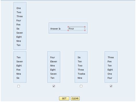 SAP ABAP Central Simple Number Game