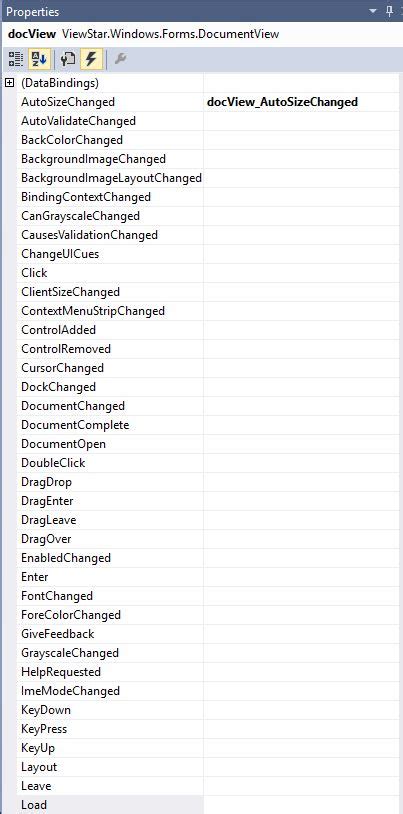 Winforms Using Third Party Control Documentview From Opentext In C Windows Application