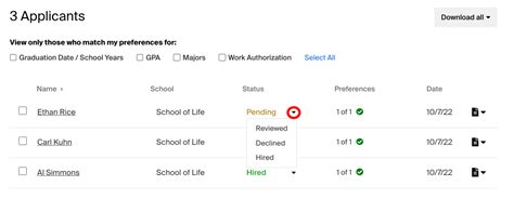 Job Applicant Management Guide Handshake Help Center