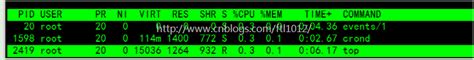 Linux top命令详解 小a玖拾柒 博客园