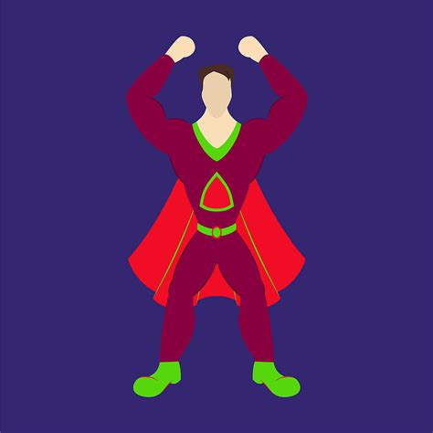 벡터에 슈퍼맨과 슈퍼 히어로 만화 아이콘 Eps Ai Uidownload