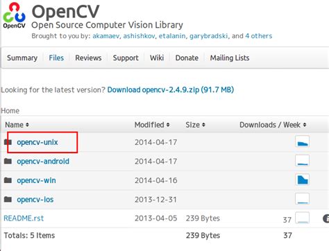 Linux で Opencv バージョン 243のインストール（ソースコードを使用）とテスト実行