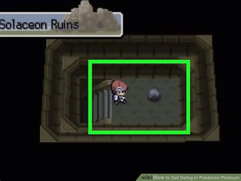 How to Get Defog in Pokémon Platinum 10 Steps with Pictures