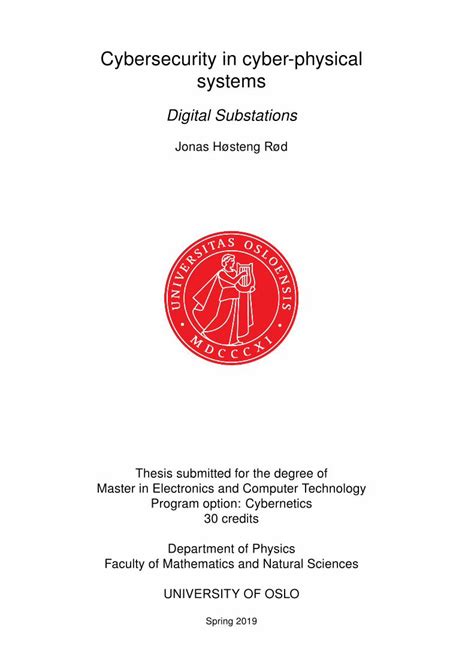 pdf cybersecurity in cyber physical systems dokumen tips