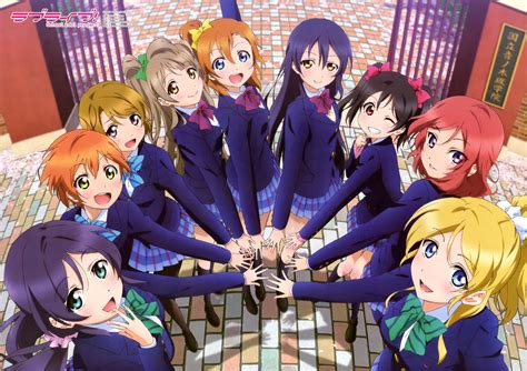 Group Of Anime School Friends