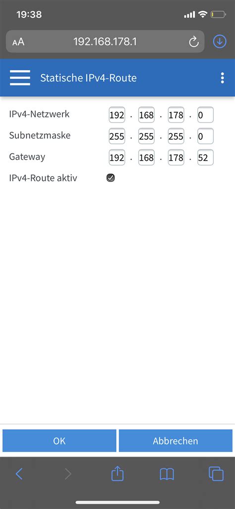 Static Route Vpn Gateway Behind Fritzbox Community Tutorials