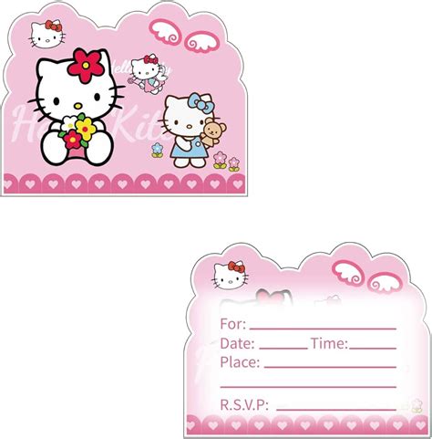 About Hello Kitty Invitations Hello Kitty Joyful Birthday Invitation