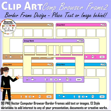 computer browser border frame clipart 2 browser window clipart