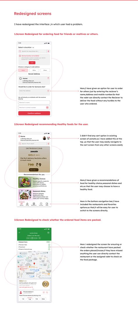 Zomato Mobile App Redesignui Design Behance