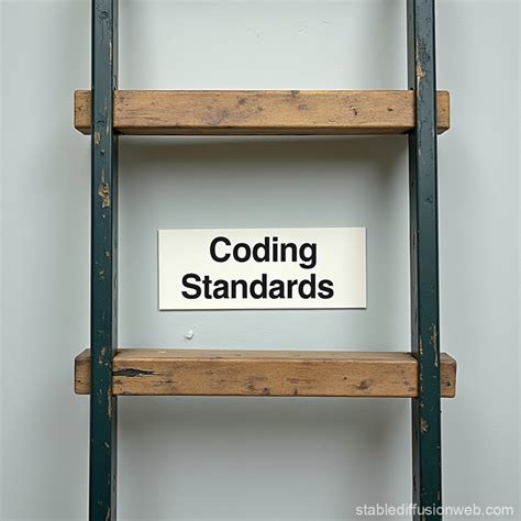 A Ladder With Coding Standards Sign Stable Diffusion Online