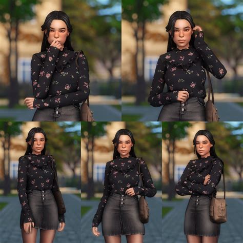Modeling Pose Pack 44 The Sims 4 Mods Curseforge