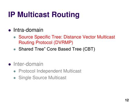 Ppt Understanding Multicast Implementation Issues And Routing