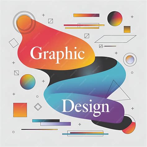 Abstract Graphic Design Elements Vector Premium Ai Generated Image