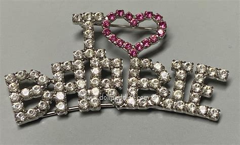 “i Love Barbie” Pin Doll Peddlar