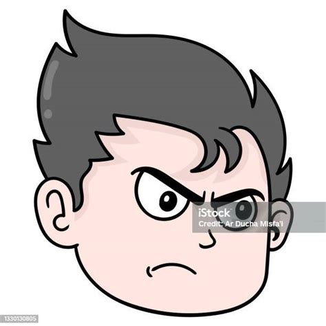 잘 생긴 소년 머리 화가 얼굴 벡터 일러스트 판지 이모티콘 낙서 아이콘 그리기 귀여운에 대한 스톡 벡터 아트 및 기타 이미지 귀여운 그리기 낙서 드로잉 Istock