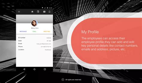 My Peers An App For The Employees Ppt