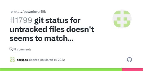 Git Status For Untracked Files Doesnt Seems To Match Reported By Git
