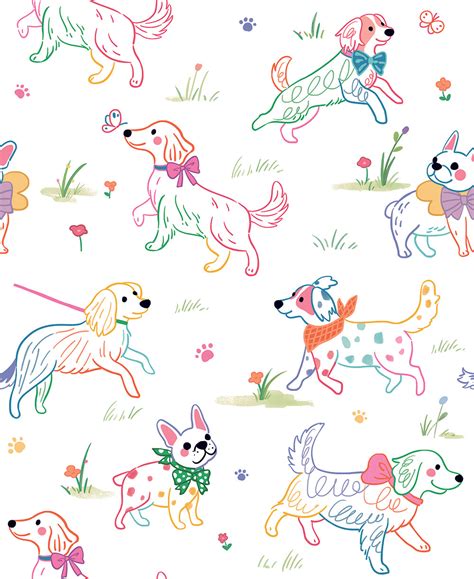 Cute Cartoon Puppy Wallpapers Wallpaper Cave