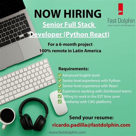 Applynow Nowhiring Latinamerica Python React Techjobs Remotejobs