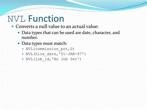 Ppt Using Conversion Functions And Conditional Expressions Powerpoint