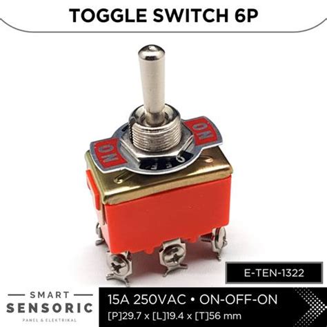 Jual On Off On 6 Kaki Pin Jofen Toggle Switch Saklar Toogle 15a Jakarta Barat Smart Sensoric
