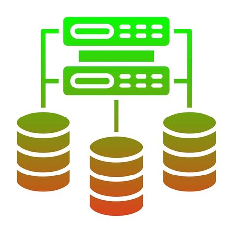 빅 데이터 아이콘 프리미엄 벡터