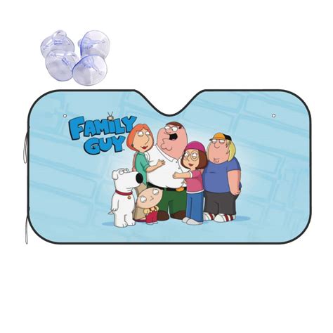 Fam Ily Guy Car Sunshade Front Windshield Sun Shades Car Accessories