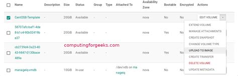 How To Create Centos 8 Kvm Image Template On Openstack Computingforgeeks
