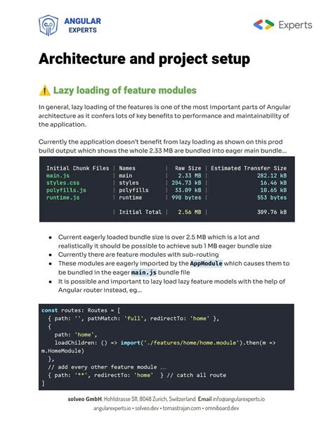 Angular Project Review Angular Experts