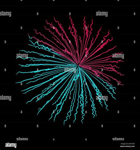 D Abstract Sphere Array With Dynamic Particles Modern Science And Technology Element Vector