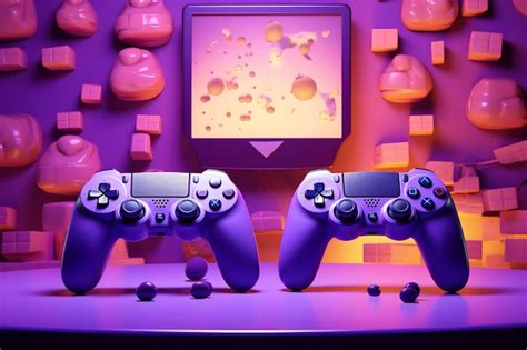 Premium Photo Console Controller In Action Elevate Your Gaming Experience