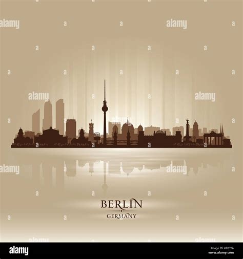 Berlin Germany city skyline vector silhouette illustration Stock Vector Image & Art - Alamy