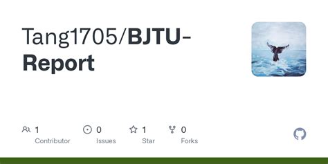 github tang1705 bjtu report