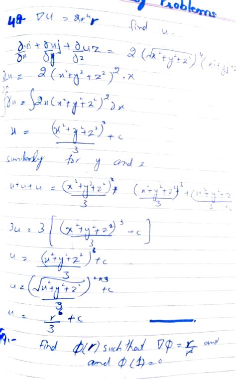 SOLUTION Vector Analysis Handwritten Notes Studypool