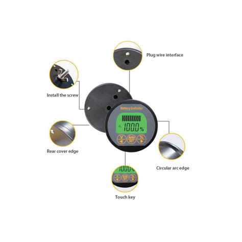 Round Capacity Indicator 8 70v 100a