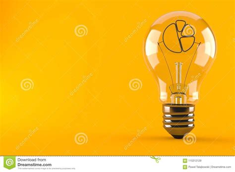 Light Bulb With Pie Chart Icon Stock Illustration Illustration Of Blank Electricity
