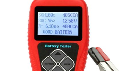 12 Volt Lead Acid Battery Capacity Tester Motorcycle Battery Monitor Car Battery Quick Analyzer