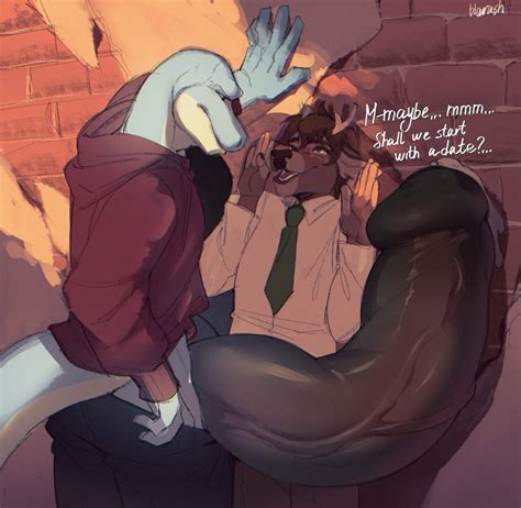 Rule 34 Against Surface Against Wall Alley Anthro Antlers Asking For