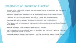 Production Function Pptx