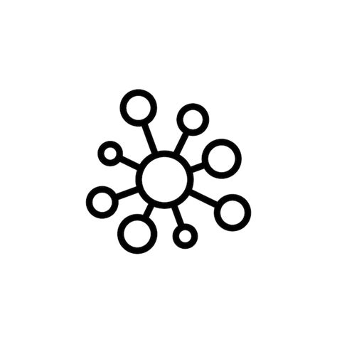 Premium Vector Molecule Sign Symbol Vector