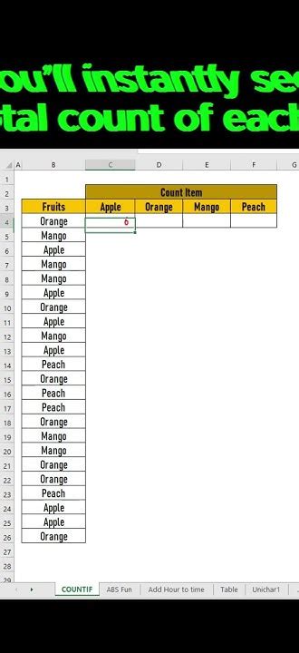 Master Countif In Excel Count Anything In Seconds 🚀 Excel Shorts Youtubeshorts Youtube