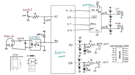 Midi To Cv Converter Any Help With What Diodes Are Being Used Here Near