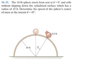 Solved The Lb Sphere Starts From Rest At Chegg