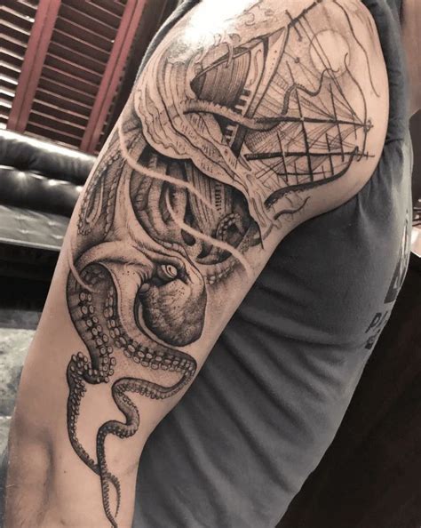 105 Kraken Tattoo Ideas To Bring This Sea Monster To Life Kraken