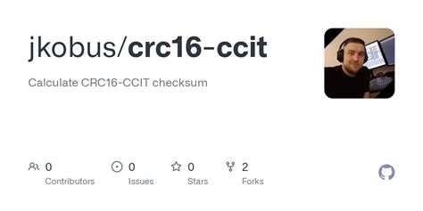 Github Jkobus Crc16 Ccit Calculate Crc16 Ccit Checksum