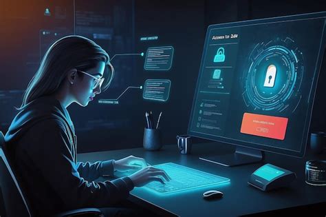 Premium Ai Image Password To Access Personal User Data Cybersecurity