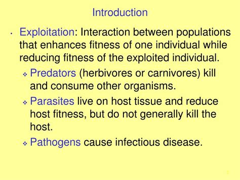 Ppt Exploitation Predation Herbivory Parasitism And Disease Powerpoint Presentation Id
