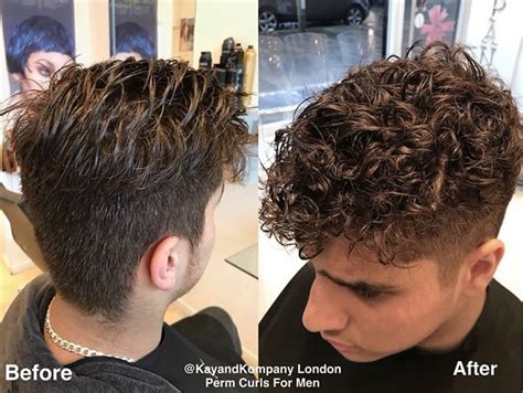 Mens Short Hair Perm Before And After At Lorena Wright Blog