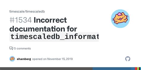 Incorrect Documentation For `timescaledbinformationhypertable